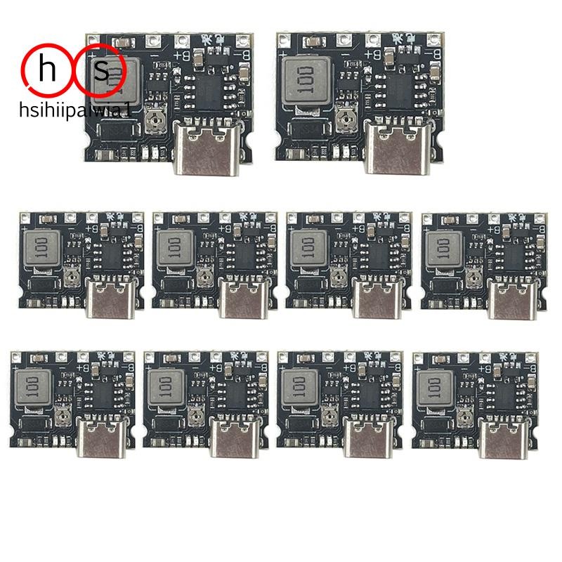 10 Lithium Li-Ion 18650 3.7V 4.2V Battery Charger Board Type-C 2A ...