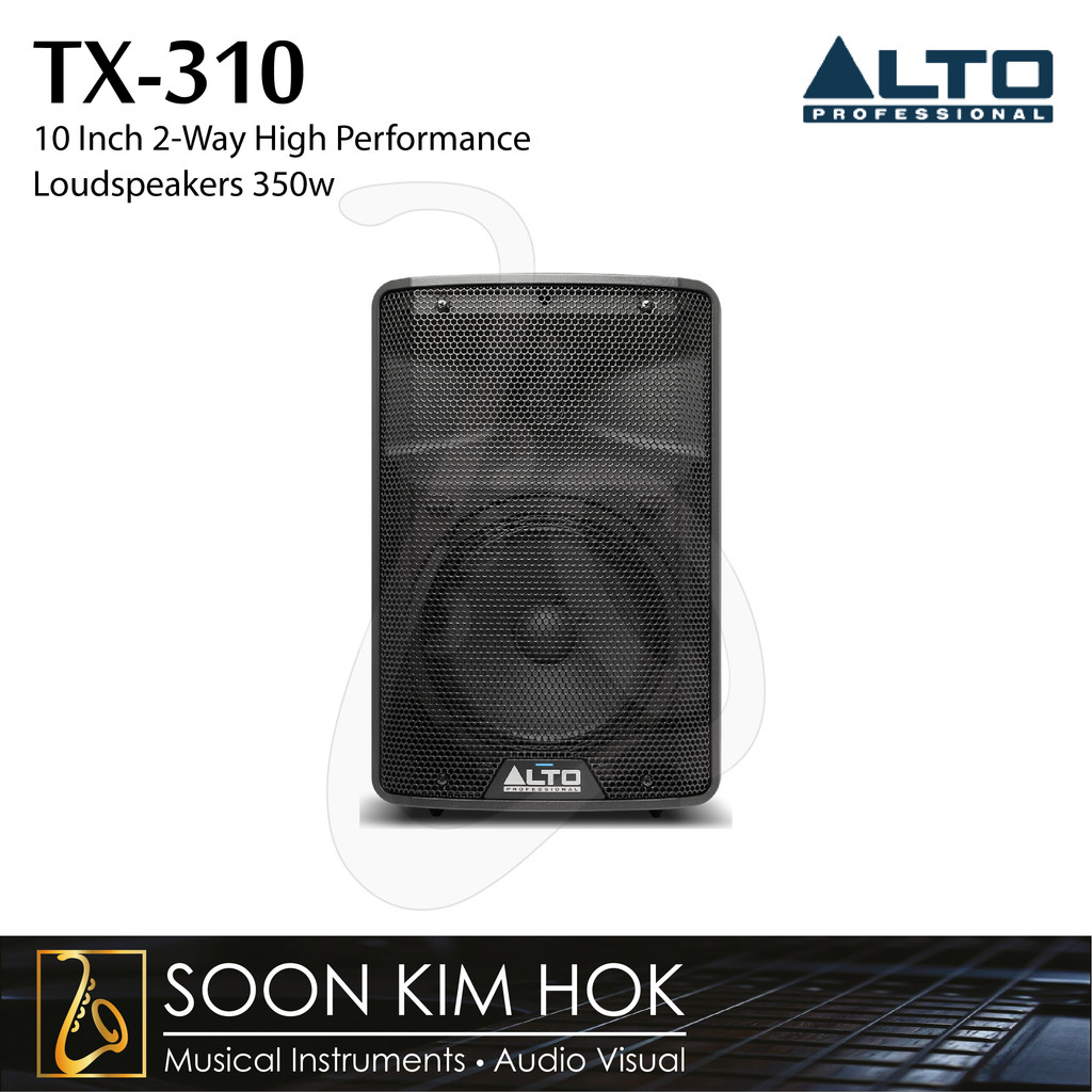ALTO TX-310 10 Inch 2-Way High Performance Loudspeakers 350w | Shopee ...