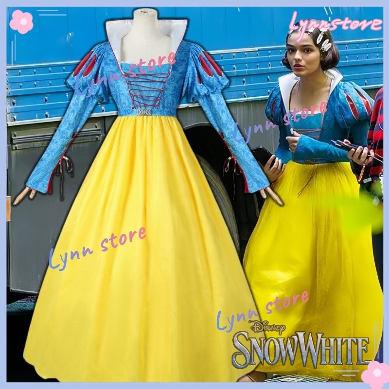 Film SNOW WHITE Cosplay Costume Rachel Zegler Snow White Dress Costume ...
