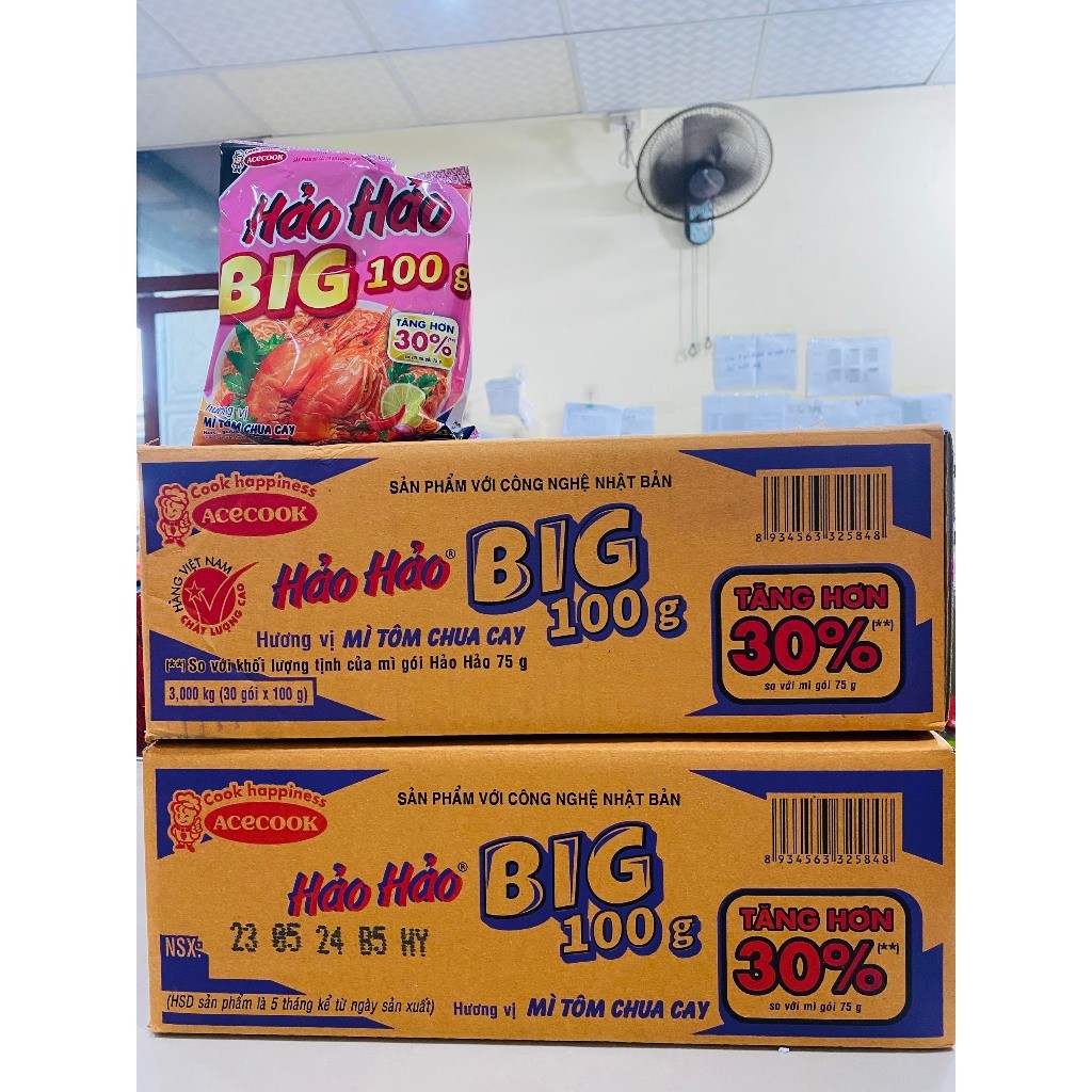 HAO HAO BIG NOODLES BOX 100G (30 PACKAGES) | Shopee Malaysia
