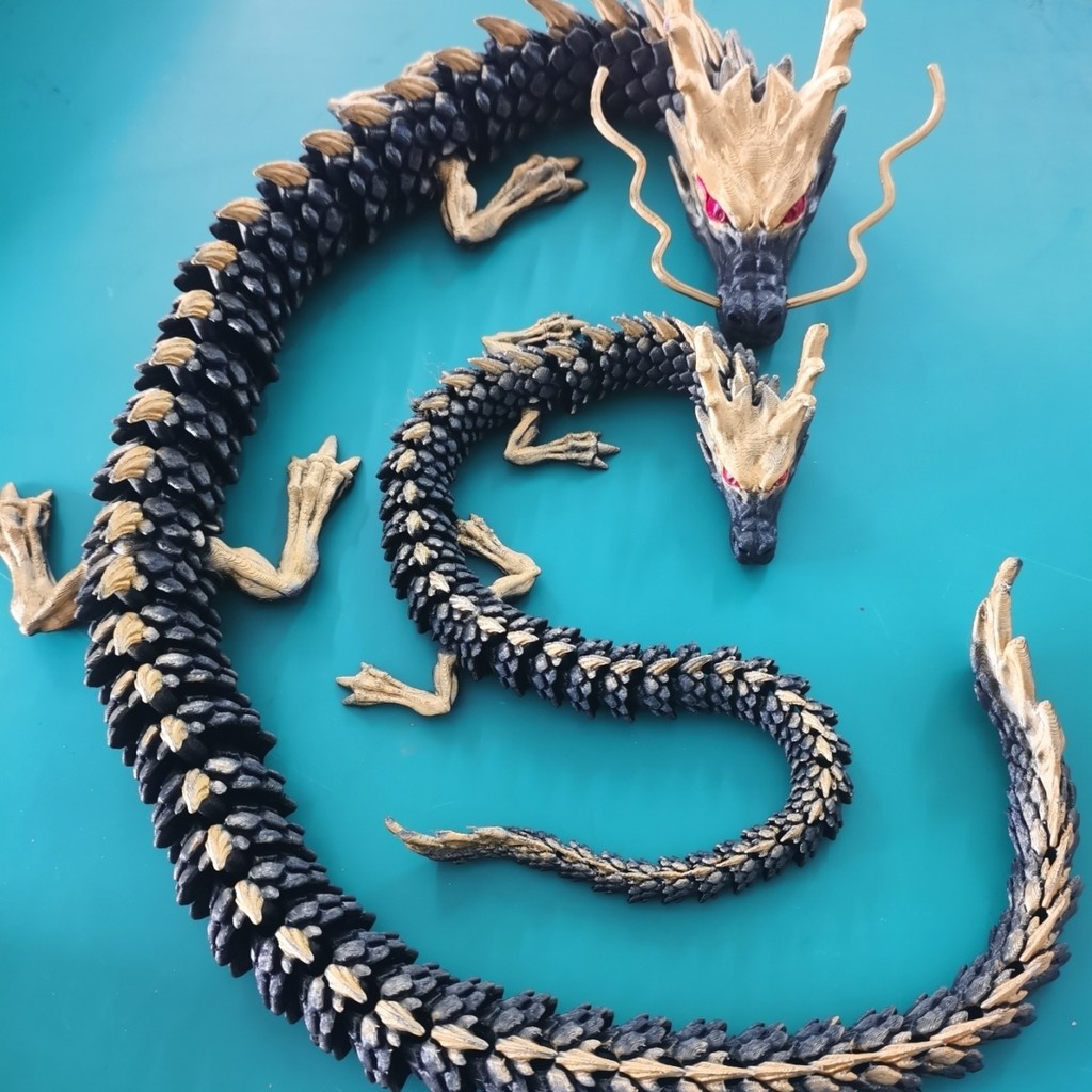 Chinese Dragon Joint 3D Printed Ornament 45cm | Shopee Malaysia
