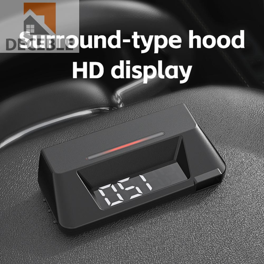 [Deceble.my] Digital HUD Dual Display Screen OBD2 HUD Transmission Oil ...