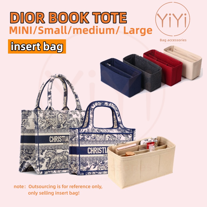 [YiYi]insert organizer bag Fits For DIOR BOOK TOTE bag organizer insert ...