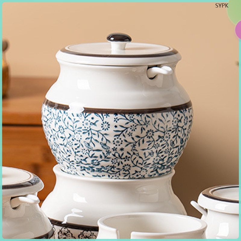 aesthetic kitchen Ceramic Jar Sugar Jars Container Canister Storage ...