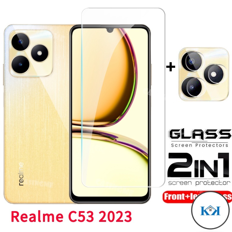 KK Realme C53 2023 Full Cover Tempered Glass Flim For Realme C53 ...