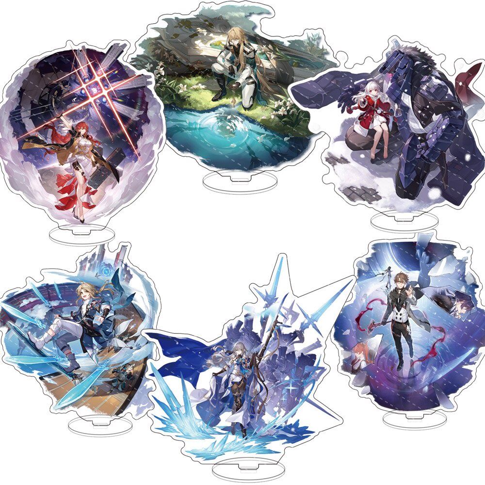 Standee model Honkai Star Rail Cosplay Stand Natasha Danheng Qingque ...