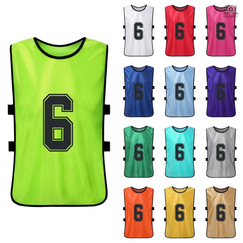 Custom Name / Number Sports Training Bibs Vests Tops for Basketball ...