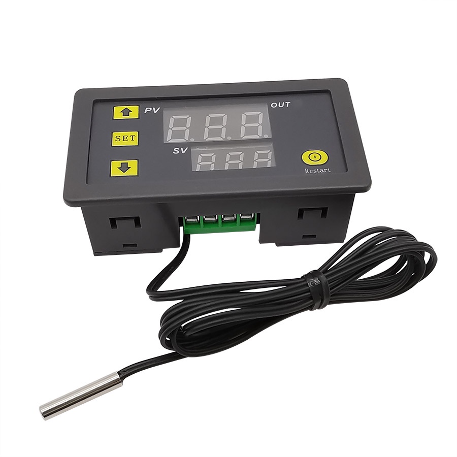 W3230 12V 24V AC110-220V LED Mini Digital Temperature Controller ...