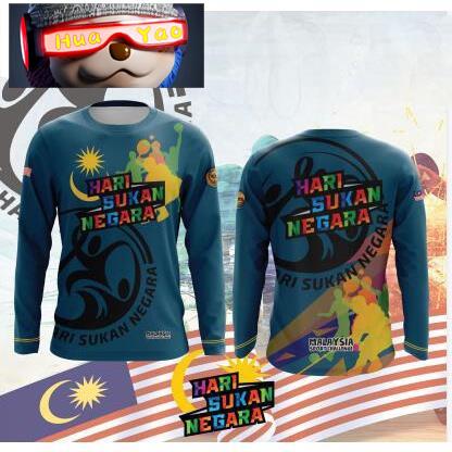 Hari Malaysia Hsn Hari Sukan Negara 2023 Baju Muslimah Budak Microfiber Couple Set Muslimah ...