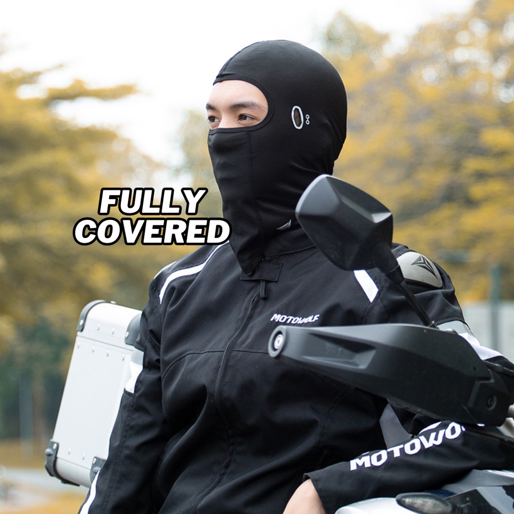 MOTOWOLF Balaclava Specs Ear Hole Holes Helmet Head Cover Breathable ...