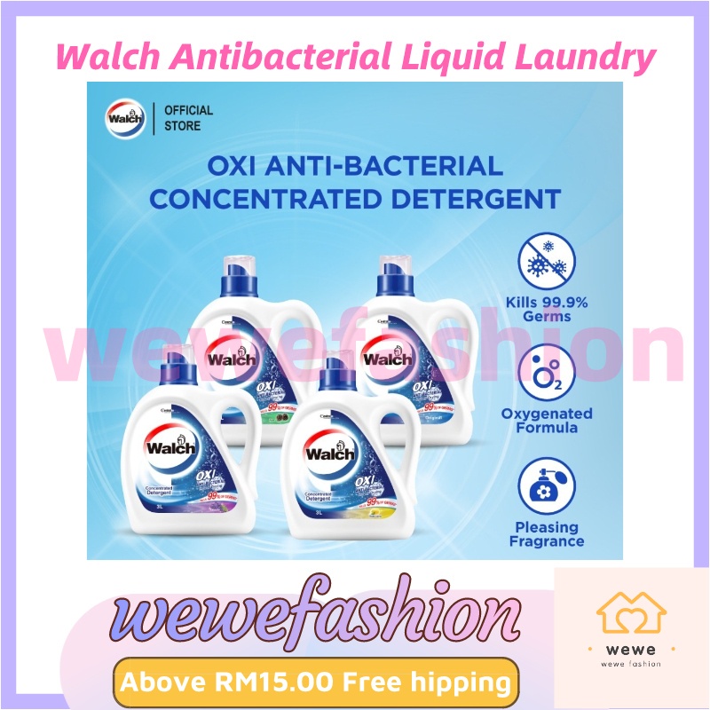 READY STOCK!!!Walch OXI Clean Anti-Bacterial Concentrated Detergent (3L ...