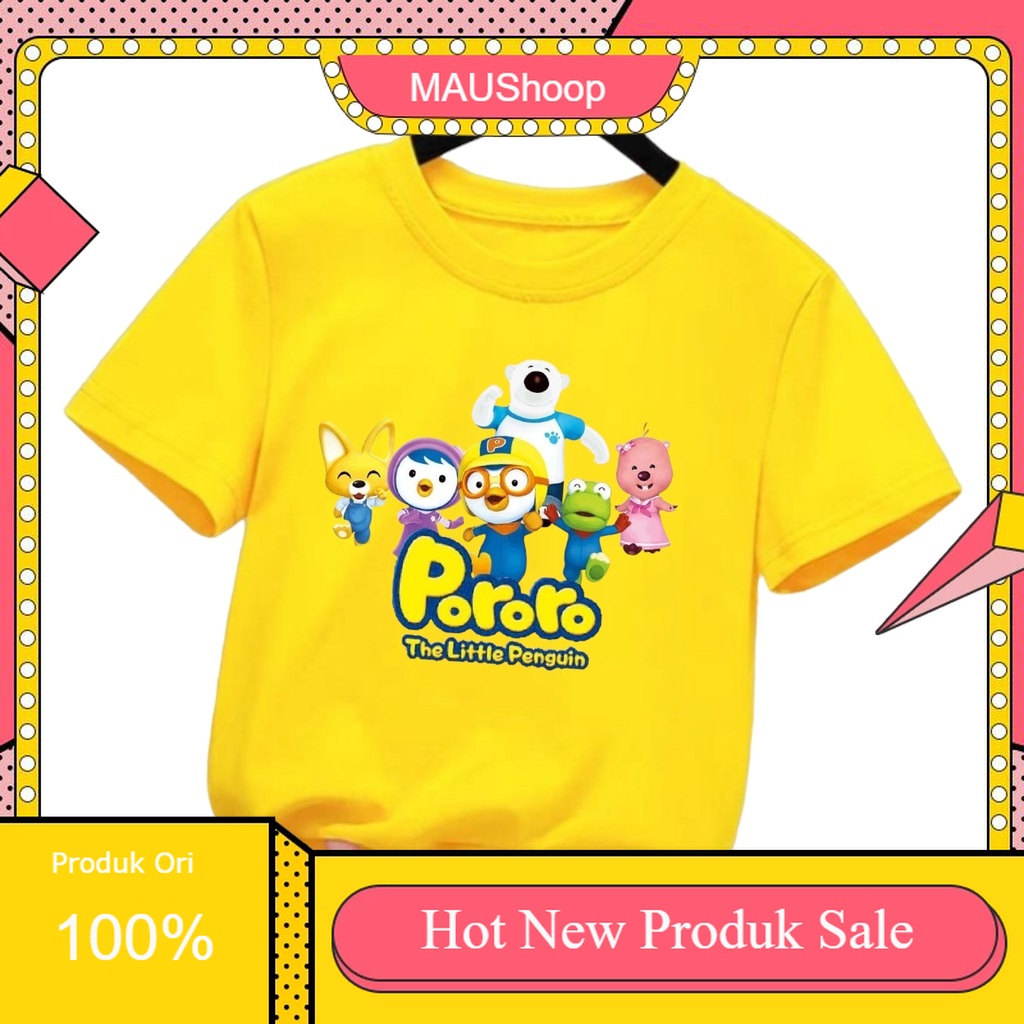 Pororo children's t-shirts aged 2 to 7 years | Shopee Malaysia