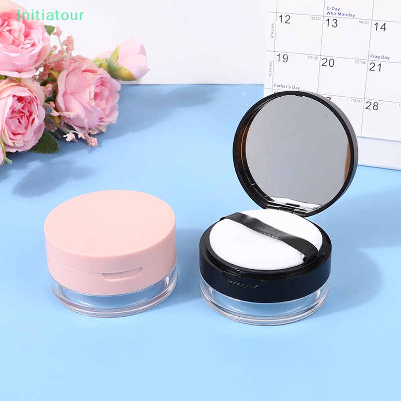Initiatour 20g Empty Air Cushion Puff Box With Powder Puff Mirror Big ...