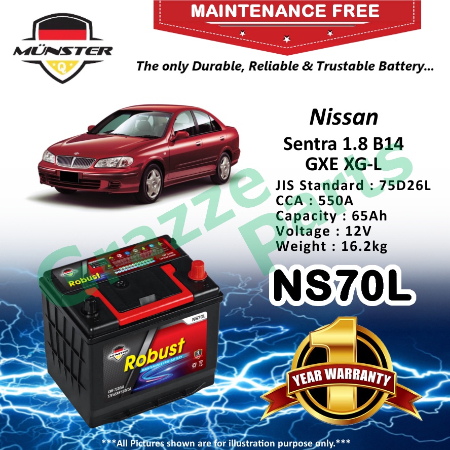 Nissan Sentra Car Battery