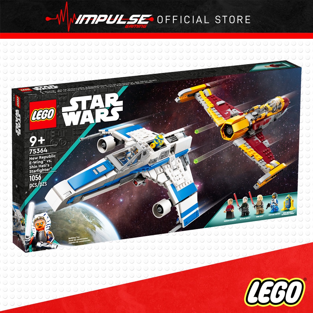 LEGO 75364 New Republic E-Wing vs. Shin Hati’s Starfighter | Shopee ...