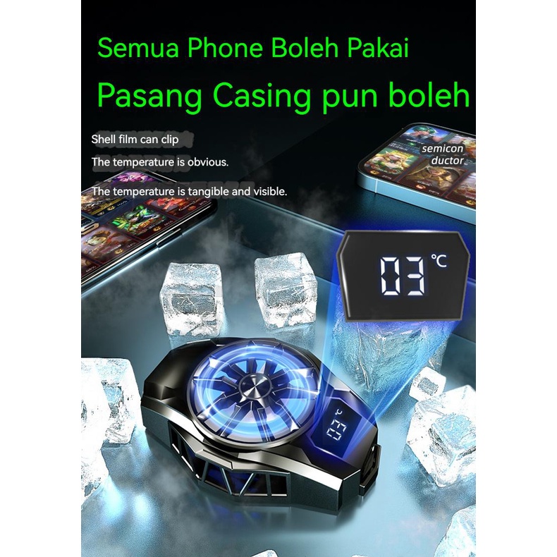 MALAYSIA STOCK W S8 Cooler Mobile Phone Radiator Phone Cooler ...