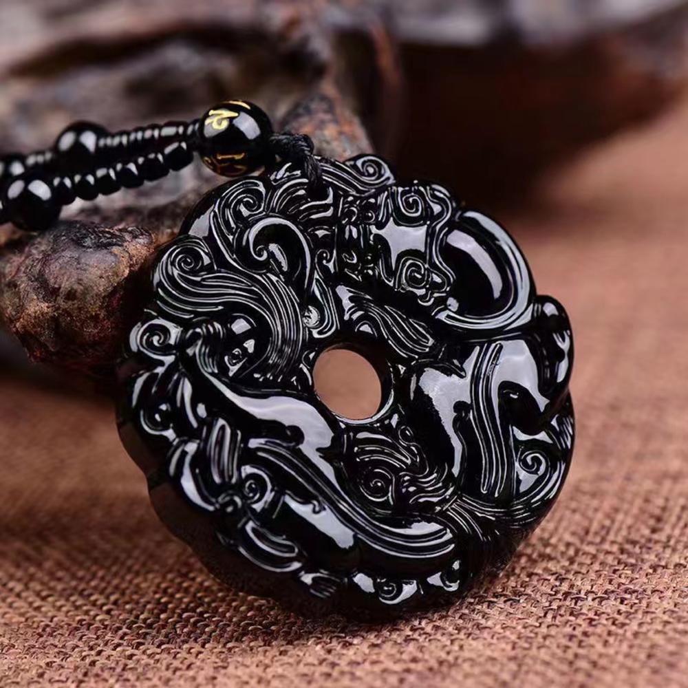 Imitating Hetian jade Emerald Money Pixiu Pendant Necklace Jewellery ...