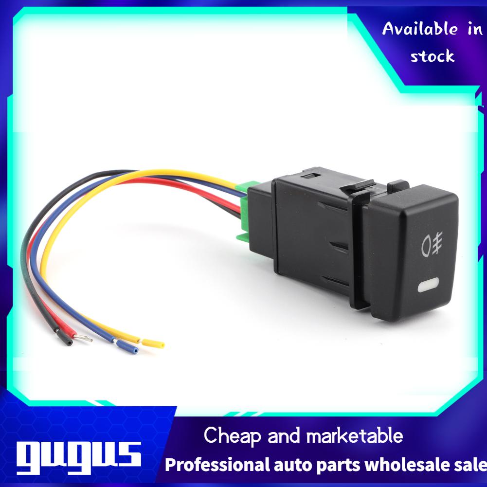 Gugushop Car Front Fog Light Switch Button With Connecting Wire On-Off ...