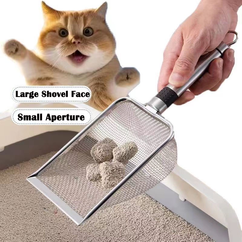 [COD] Cat Litter Scoop Shovel Stainless Steel Metal Pet Toilet Scoop ...