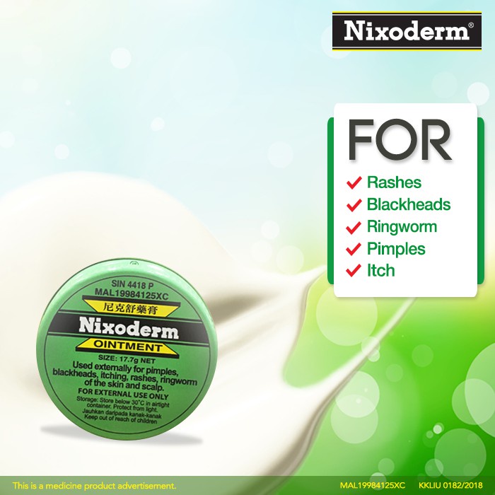 Nixoderm Ointment ( 17.7g / 5.34g ) | Shopee Malaysia