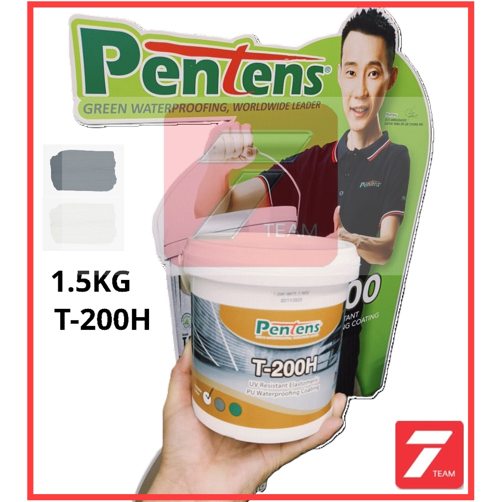 PENTENS T-200H UV Resistant Elastomeric Waterproof Coating 1.5KG | Shopee Malaysia