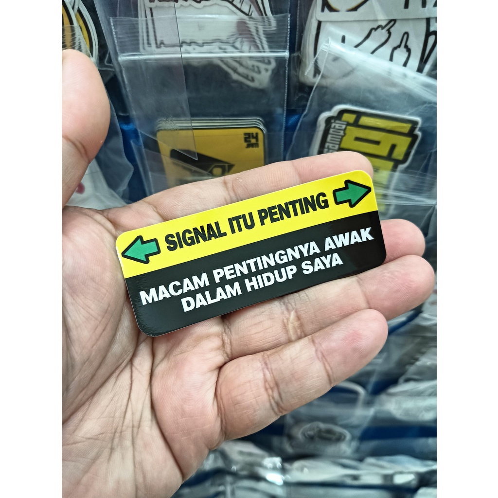 Sticker Signal Itu Penting (Waterproof with laminate) | Shopee Malaysia