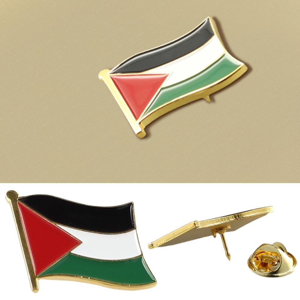 Palestinian Flag Pin Accessories Flag Lapel Pin Ornament | Shopee Malaysia