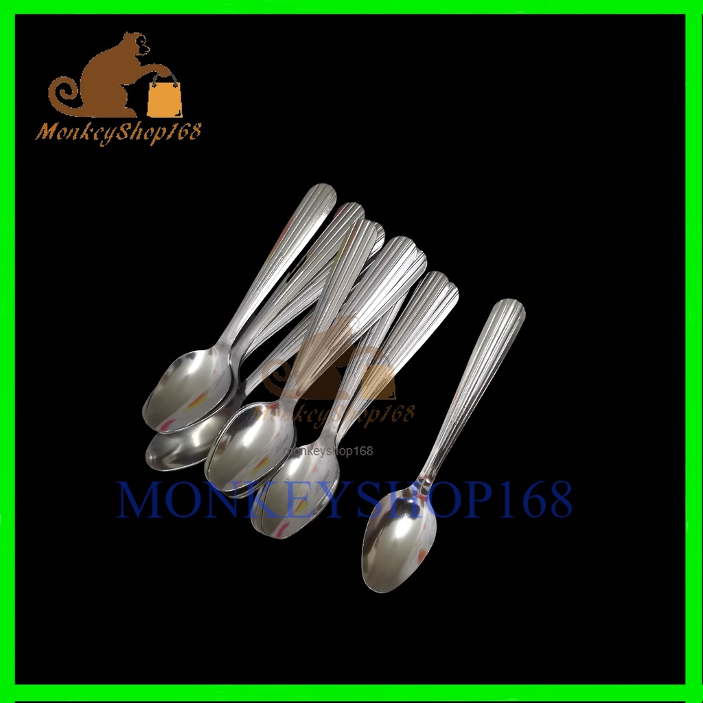Staineless Steel Tea Spoon 12pcs ( 925 / 301 / 915 ) | Shopee Malaysia