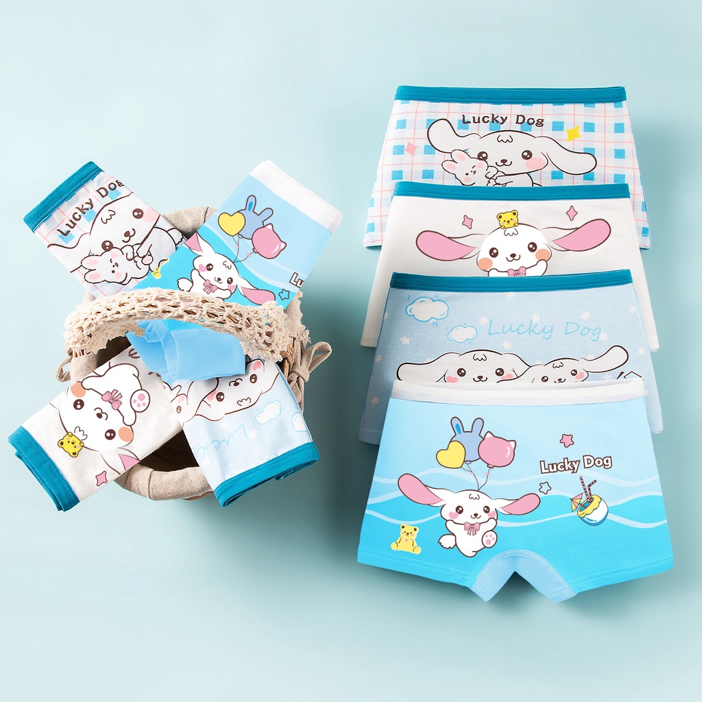 4pcs/set 1-14Y Children Briefs Underwear Baby Girl Panties Innerwear ...