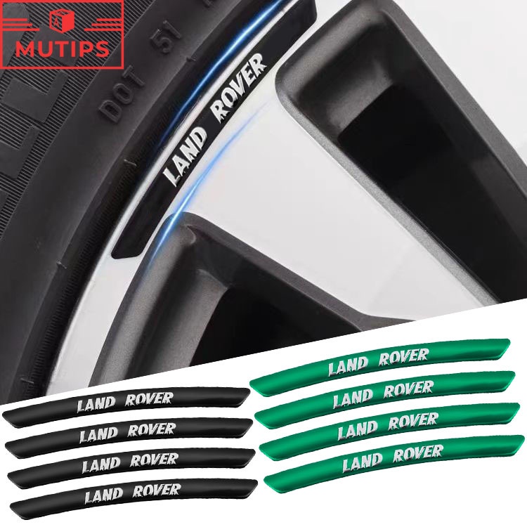 Land Rover 4pcs/set Car Aluminum Alloy Wheel Hub Sticker Auto Tire ...