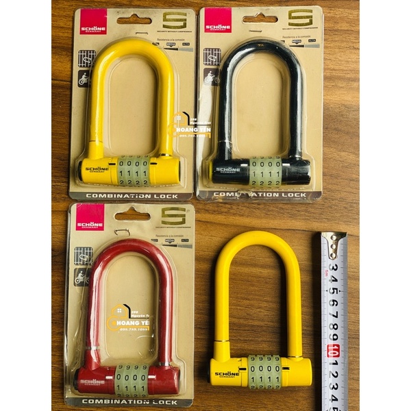 Schone Number Lock, 4-Digit U-Code Lock, SC802 Digital Lock - KT Heart ...