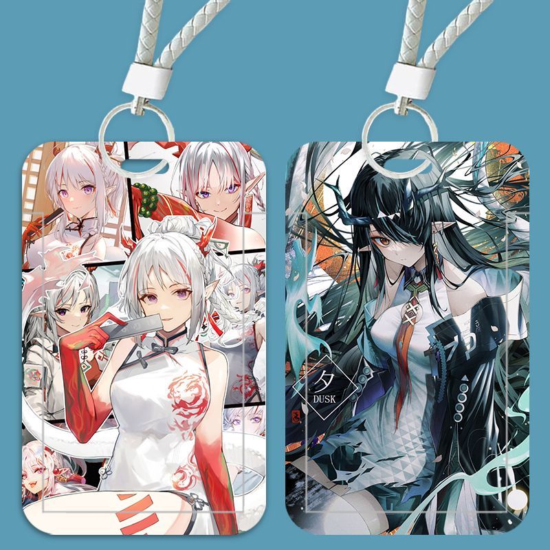 Arknights Dusk Nian Ling Student Campus Meal Card ID Card Holder Bank ...