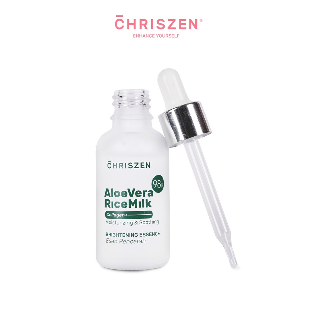 Chriszen 98% Aloe Vera & Rice Milk Collagen Plus Brightening Essence ...