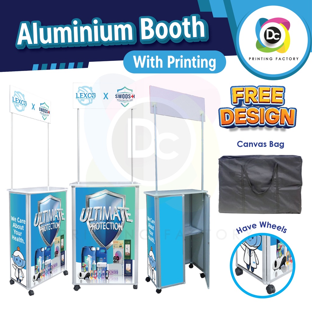 Aluminium Fortable Counter Sampling Booth/ Aluminium Counter Booth With ...