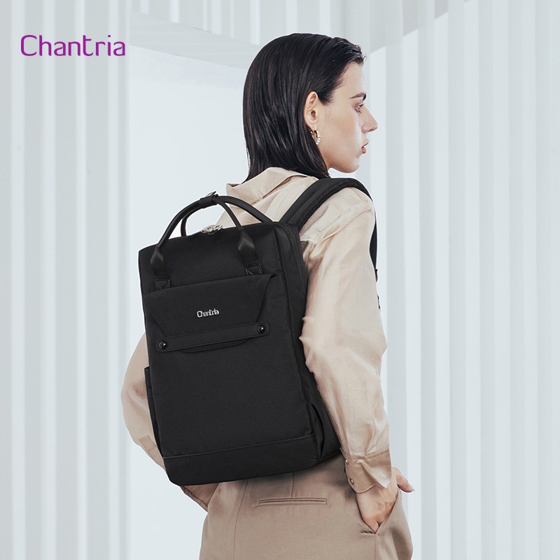 Chantria Women Backpack Purple Anti Theft 15.6inch Laptop Backpack ...