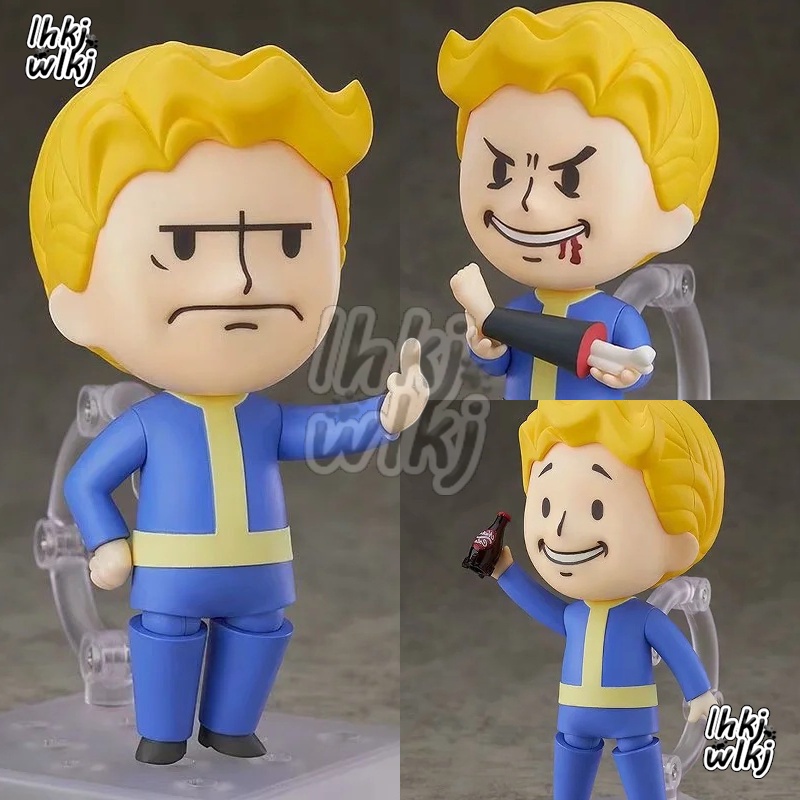 Fallout Shelter Nendoroid Vault Boy Action Figure 1209 Change Face ...