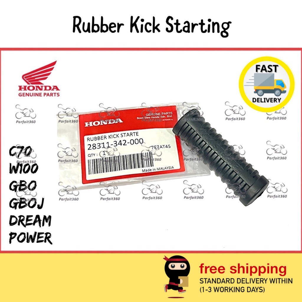 28311-342-000 HONDA EX5 DREAM / POWER / W100 / C70 / GBO / GBOJ Rubber Pedal Kick Starting ...