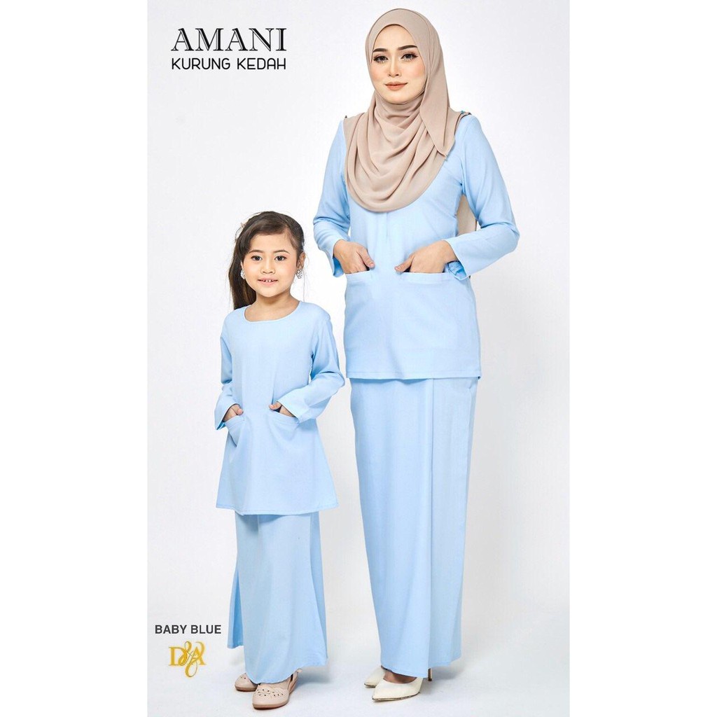 BAJU KURUNG KEDAH POKET BAJU RAYA 2024 CANTIK AT BRIDESMAID EVENT TEAL ...