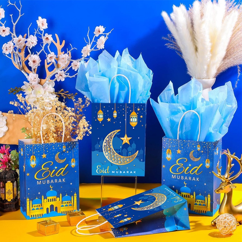 Handle Paper Bag Ramadan Raya Gift Bag Packaging Gift Bag Biskut Carton ...