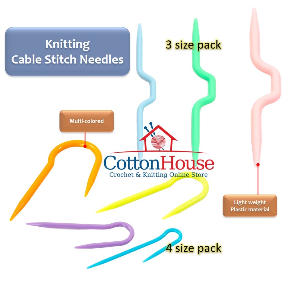 Cable Stitch Needles 3 & 4 Size Knitting Kait | Shopee Malaysia
