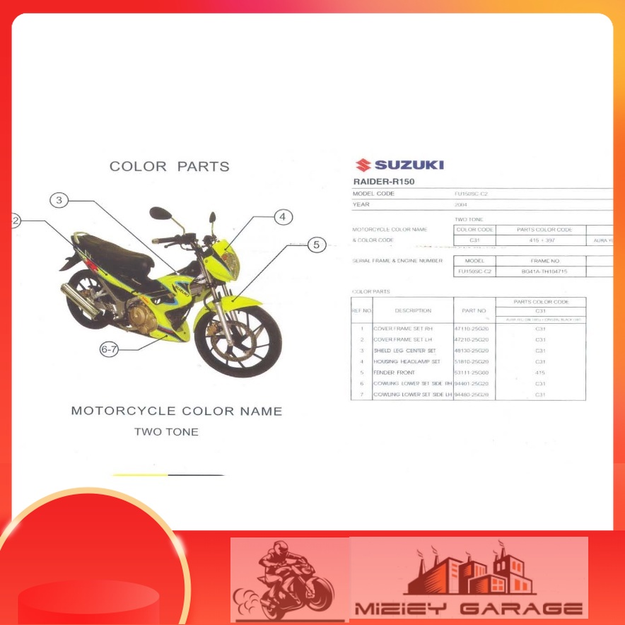 Buku Manual Book Suzuki Raider Belang R150 Raider 150 Fi pdf | Shopee ...