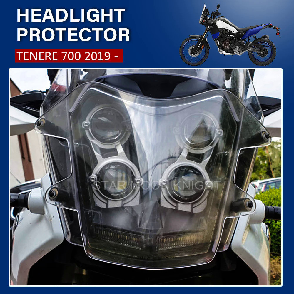 Acrylic Headlight Protector For YAMAHA Tenere 700 Tenere700 2019 2020 ...