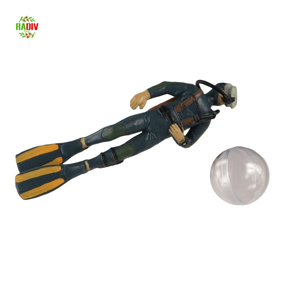 RADIV 2pcs/set Swimming Posture Frogman, Simulation Cartoon Floating ...