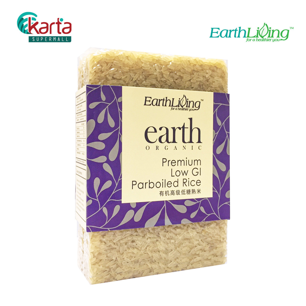 Earth Living Parboiled Rice (Premium Low GI Parboiled Rice) 900g (EXP:1 ...