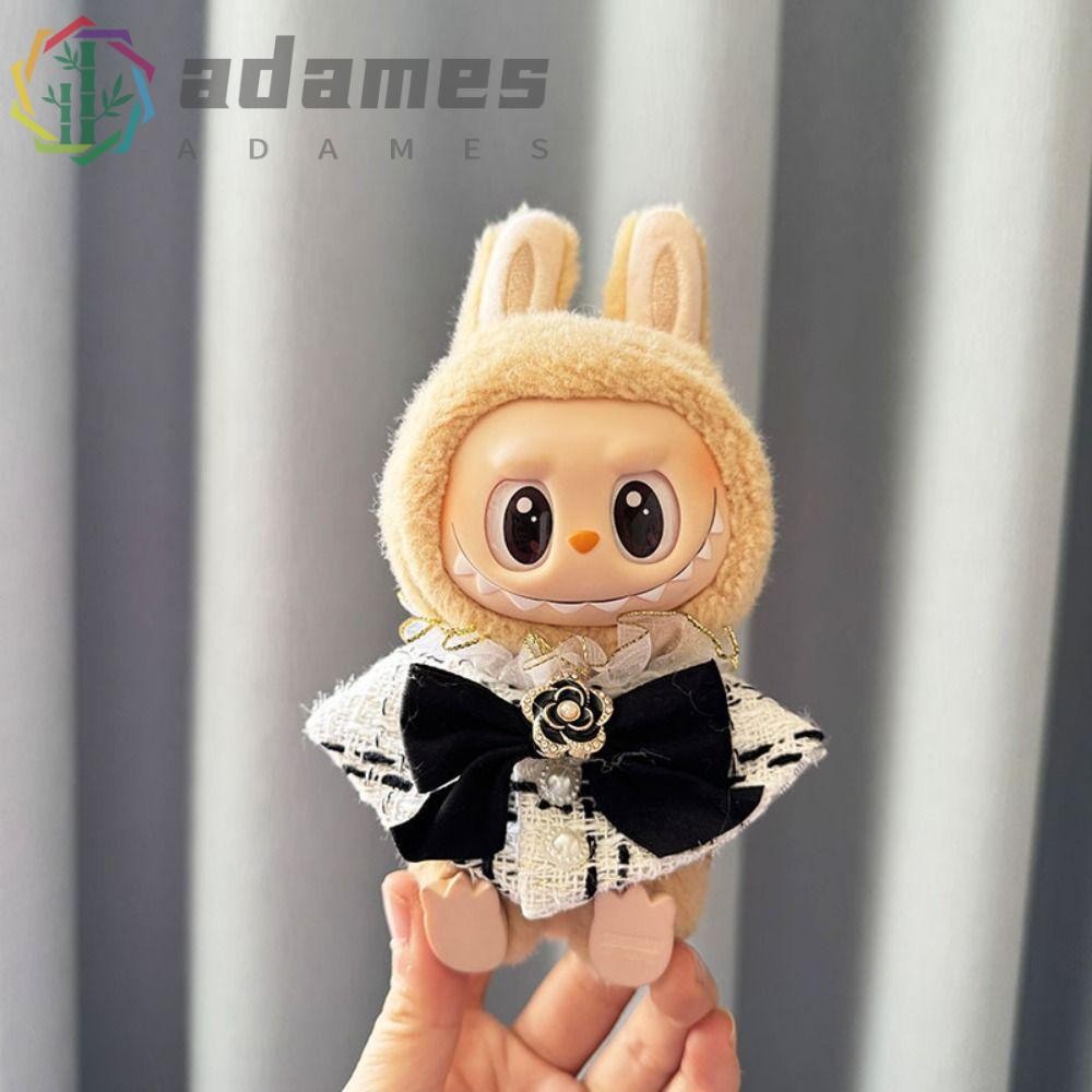 ADAMES Labubu Doll's Clothes, Flower Pin Pearl Sitting Labubu Time ...