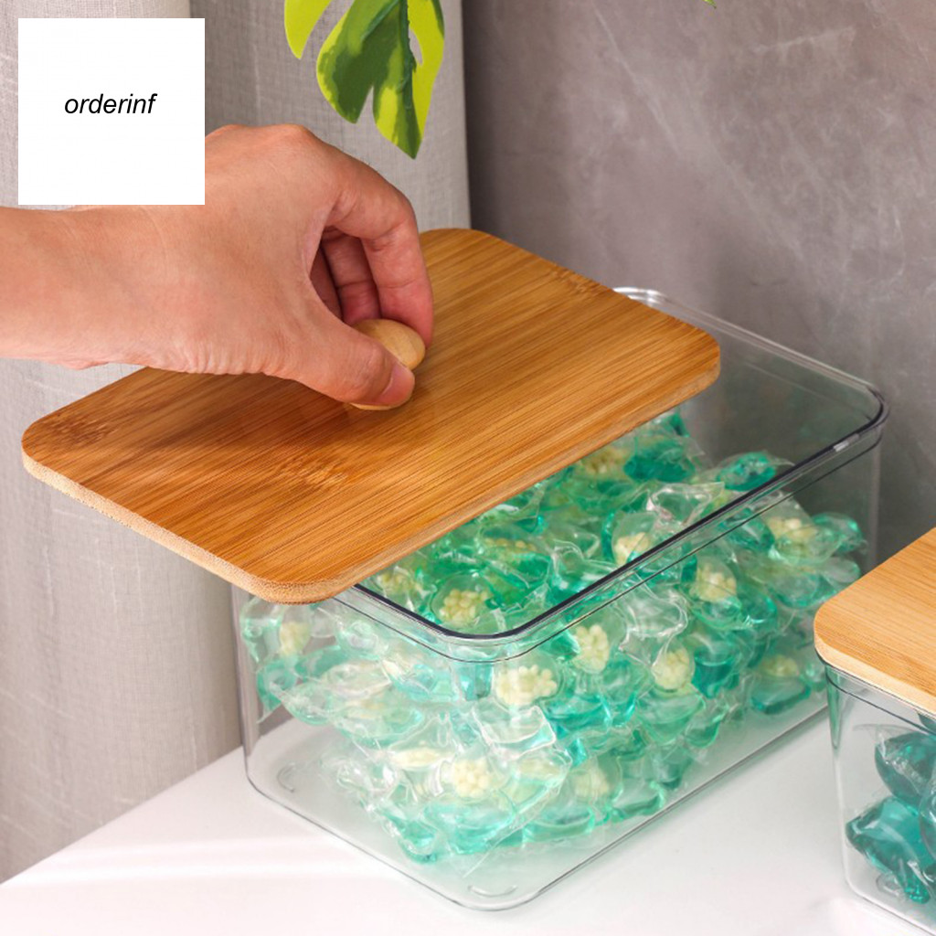 OR_ Laundry Detergent Container Detergent Box Holder Capacity Laundry ...