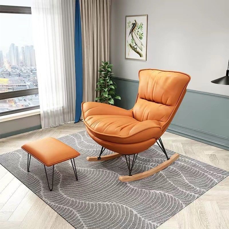 Rocking Chair Tech Fabric Chair Nordic Balcony Chair Home Lobster Chair ...