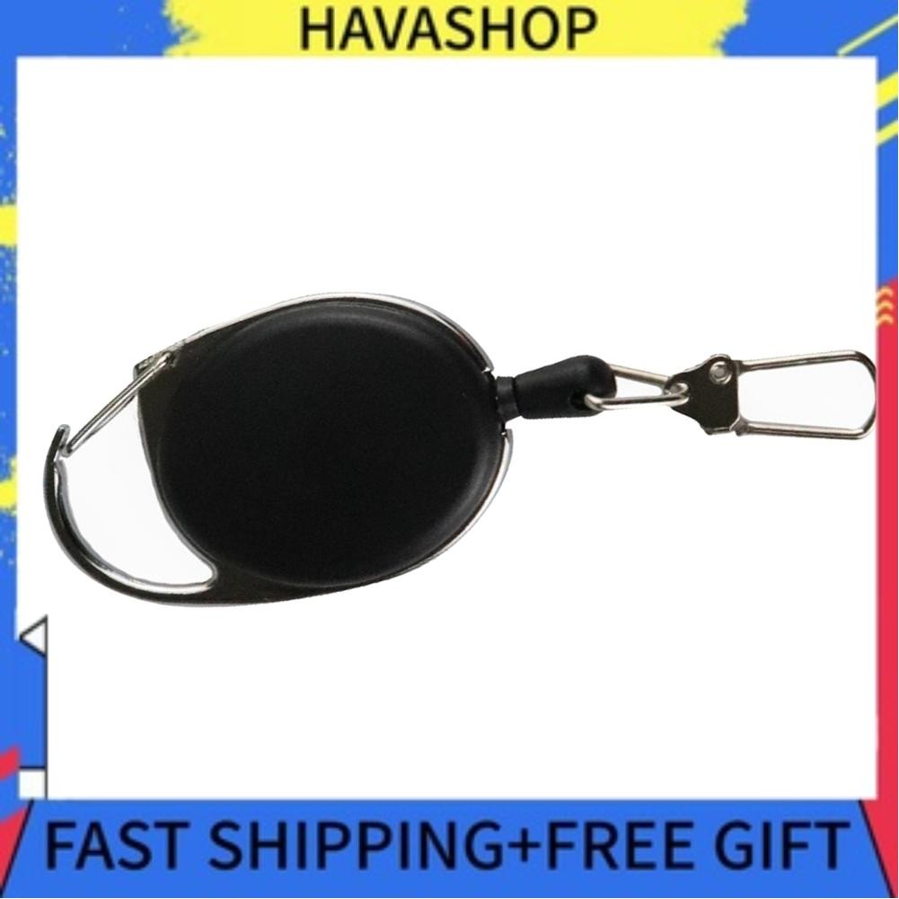 Havashop YUYTE Lanyard Robust Retractable Key Ring Portable Quick Hook ...