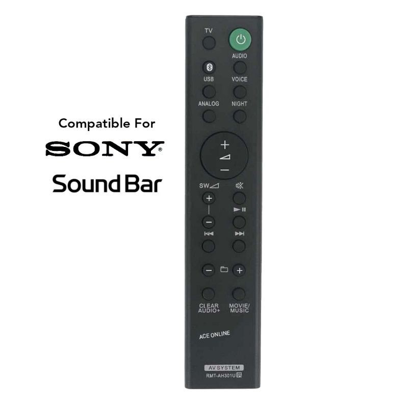 Sony Soundbar Remote Control RMT-AH301U for HT-MT300, HT-MT301, SA ...