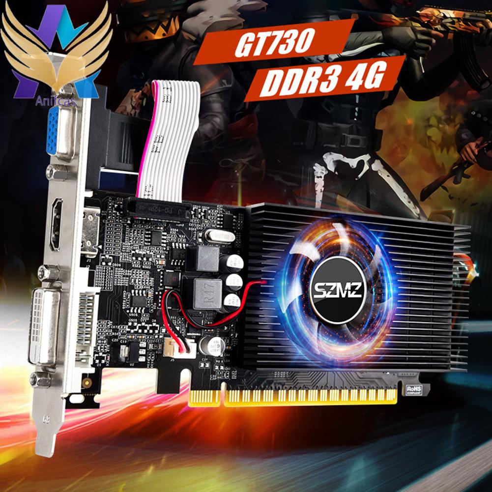 [Anifcas.my] GT730 4GB DDR3 Graphics Card with Cooling Fan Video Card ...